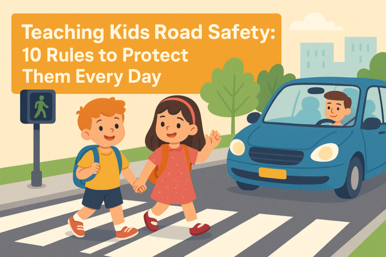 Teaching Kids Road Safety: 10 Rules to Protect Them Every Day